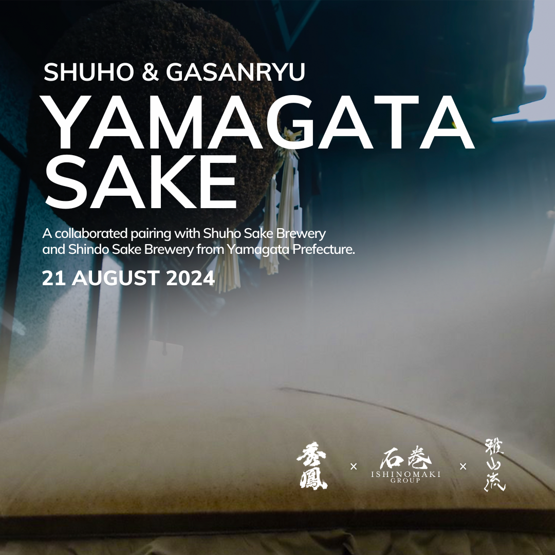 Yamagata Sake: Shuho & Gasanryu (Event) | JUN.COM.SG